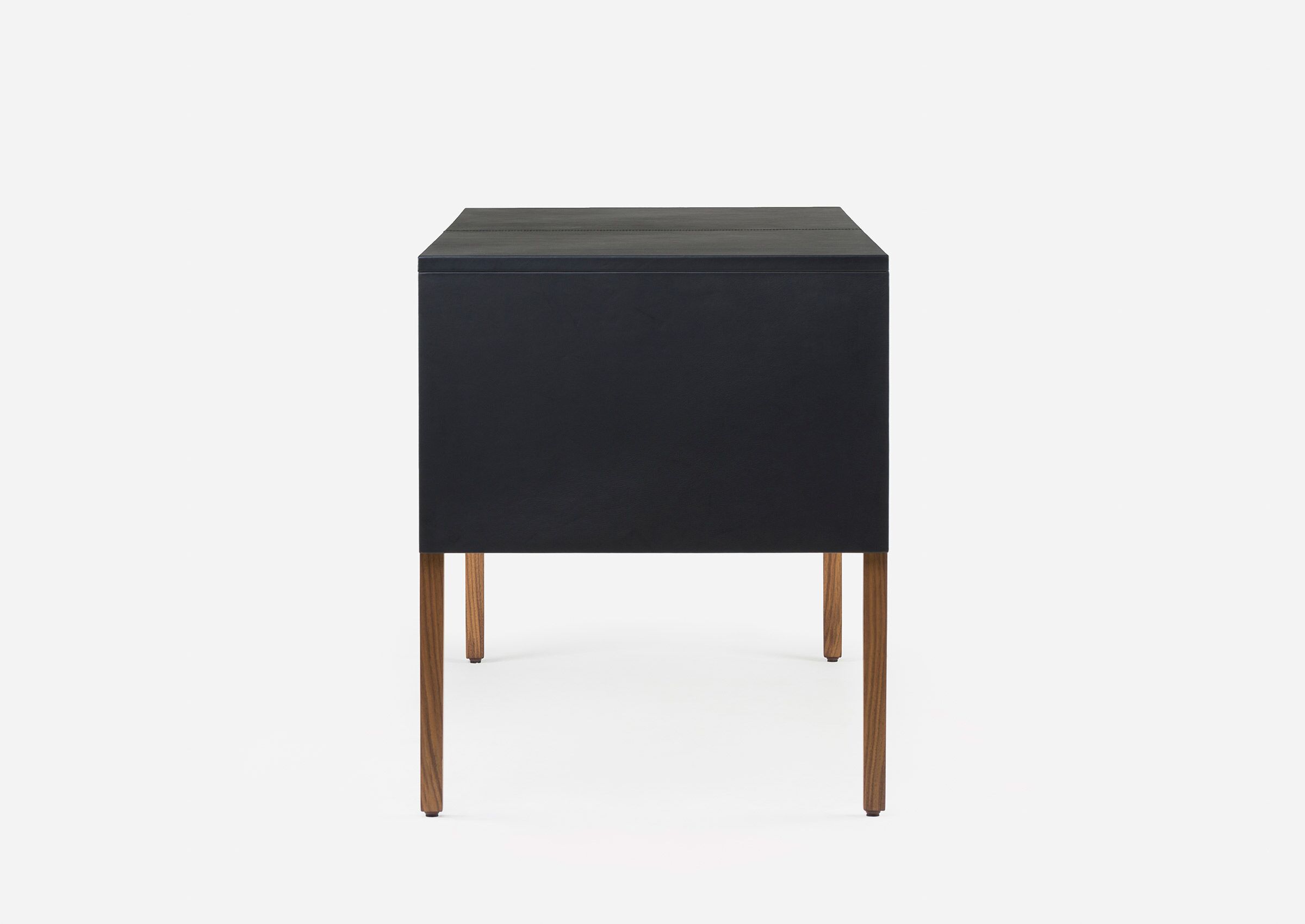 Drape Desk – Danish Oiled Walnut + Black Leather | Neri & Hu | The ...
