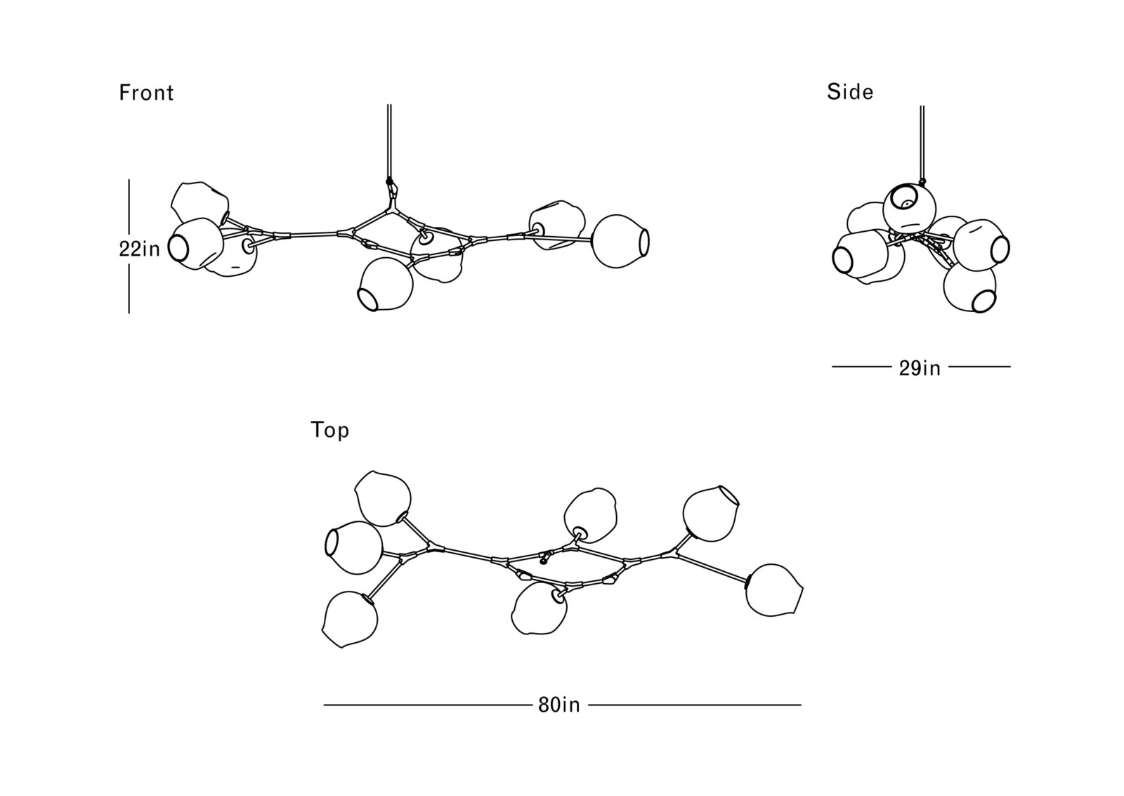 7-Globe Branching Bubble BB.07.45 | Lindsey Adelman | The Future Perfect