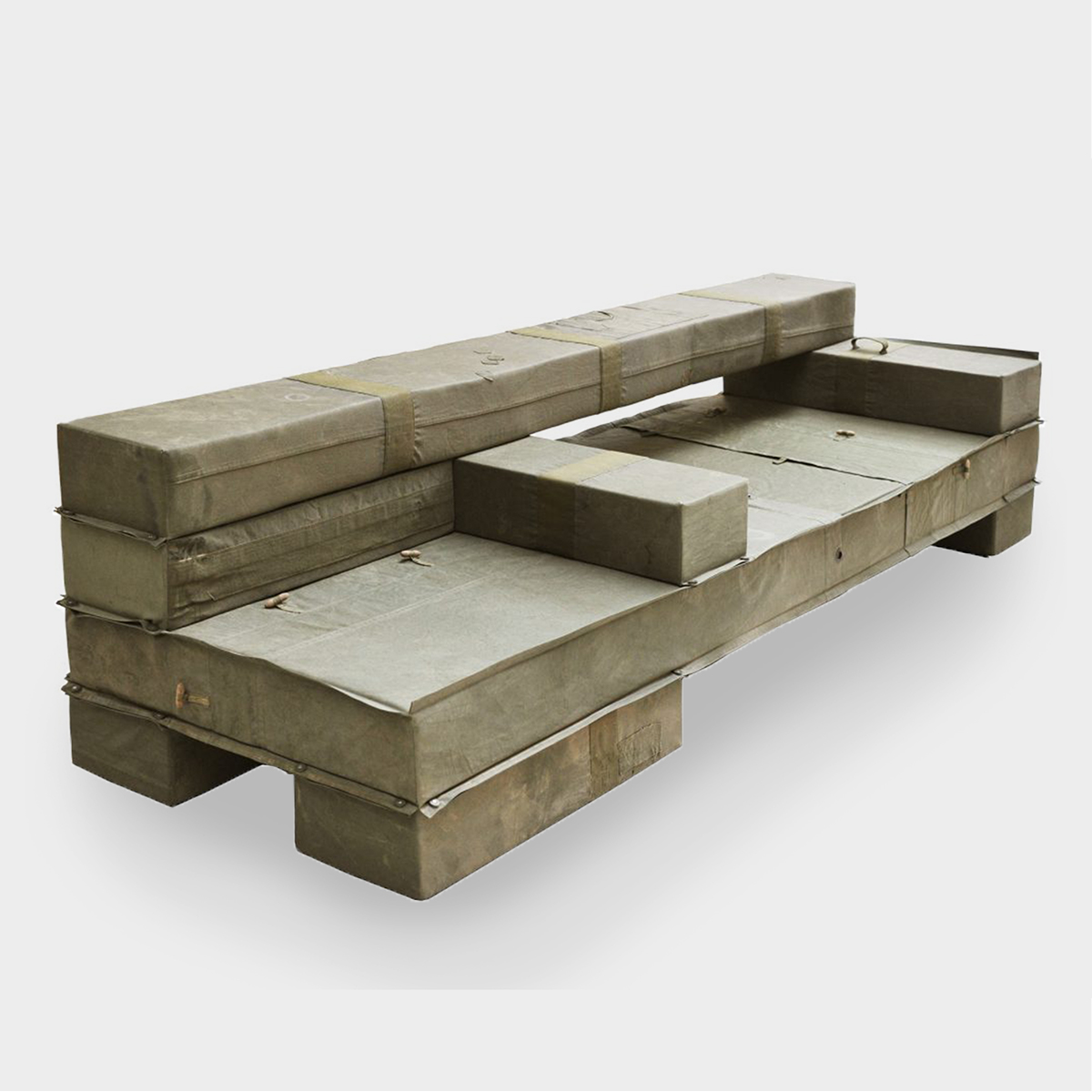 Chunky Upholstered Beam Bench | Piet Hein Eek | The Future Perfect