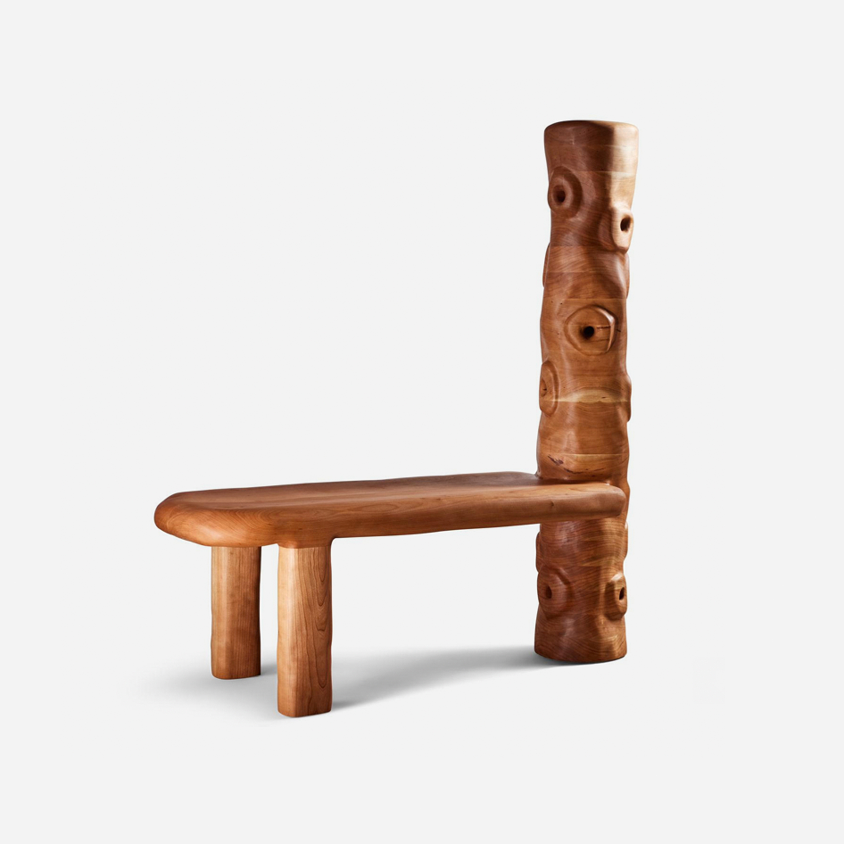 Sculptural Totemic Bench | Casey McCafferty | The Future Perfect