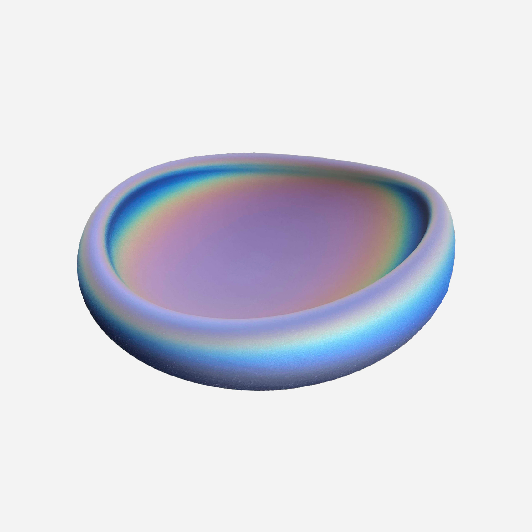 Navy Iridescent Swoopy Bowl 2213 | Katherine Gray | The Future Perfect