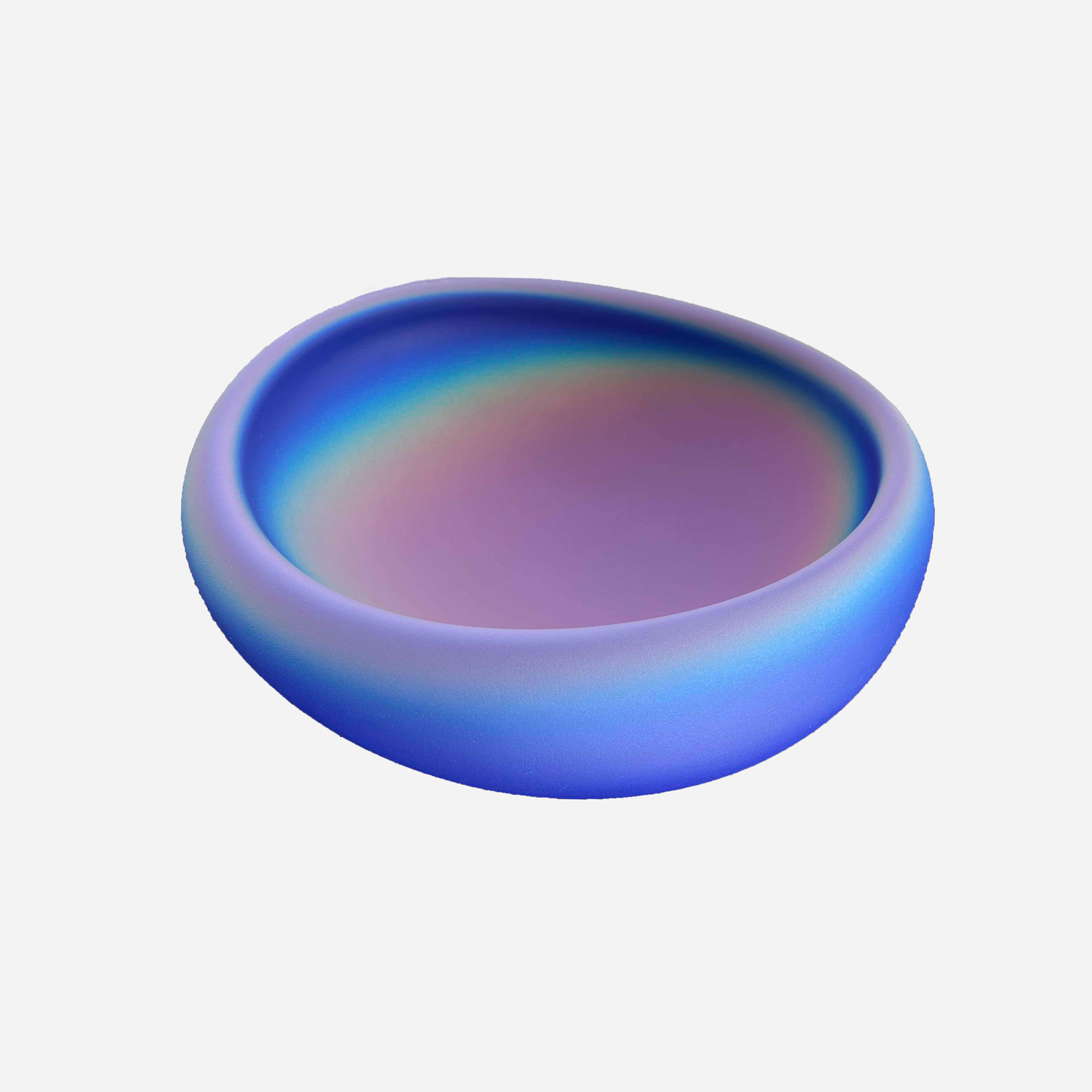 Lapis Iridescent Swoopy Bowl 2217 | Katherine Gray | The Future Perfect