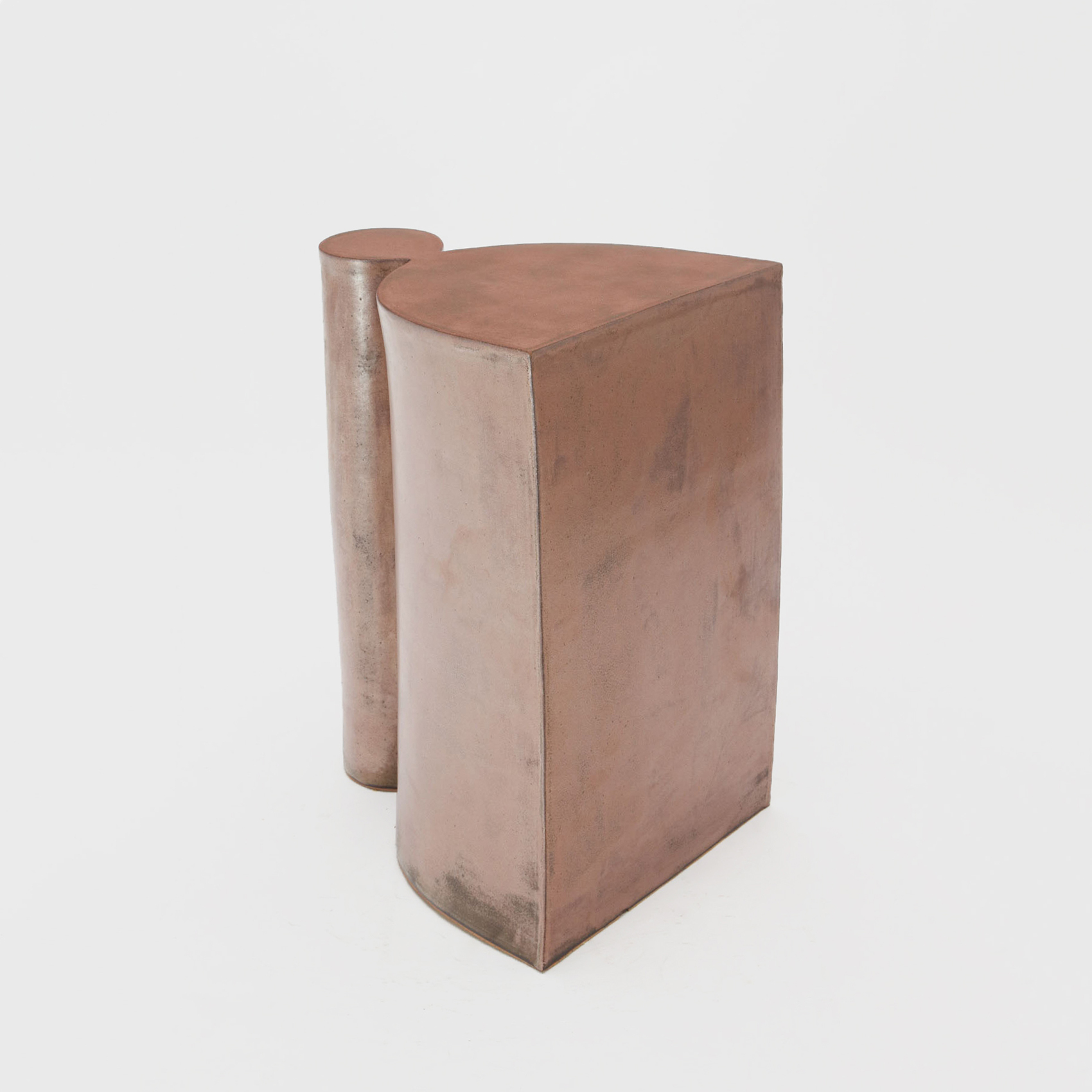 One Column Side Table – Copper | Bari Ziperstein | The Future Perfect