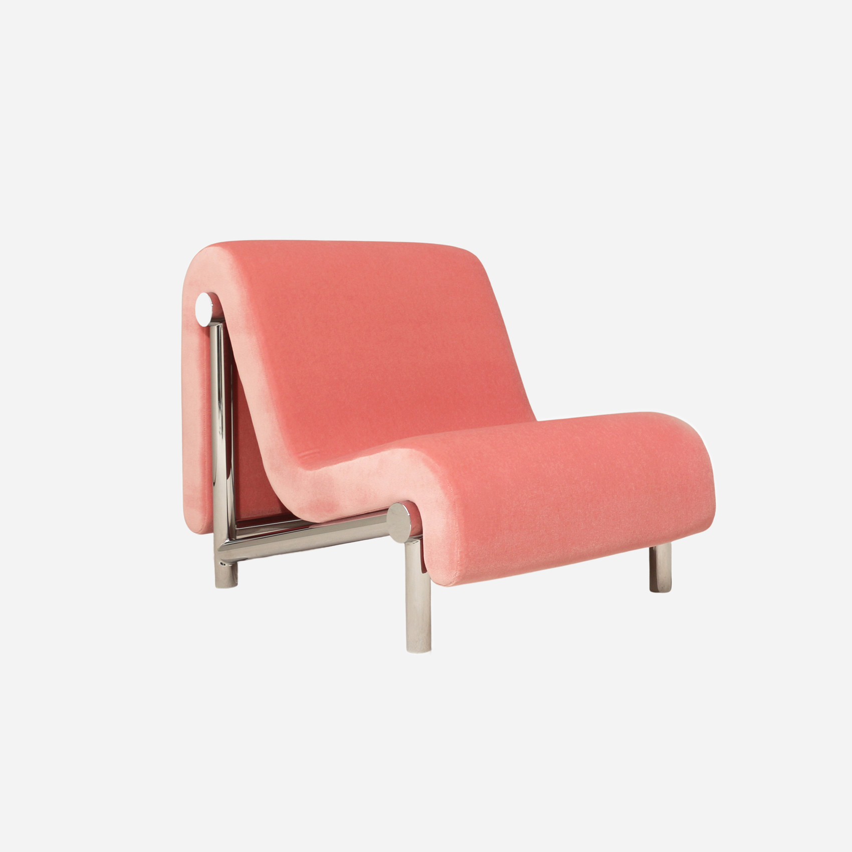 Melt Lounge Chair in Chrome | The Future Perfect