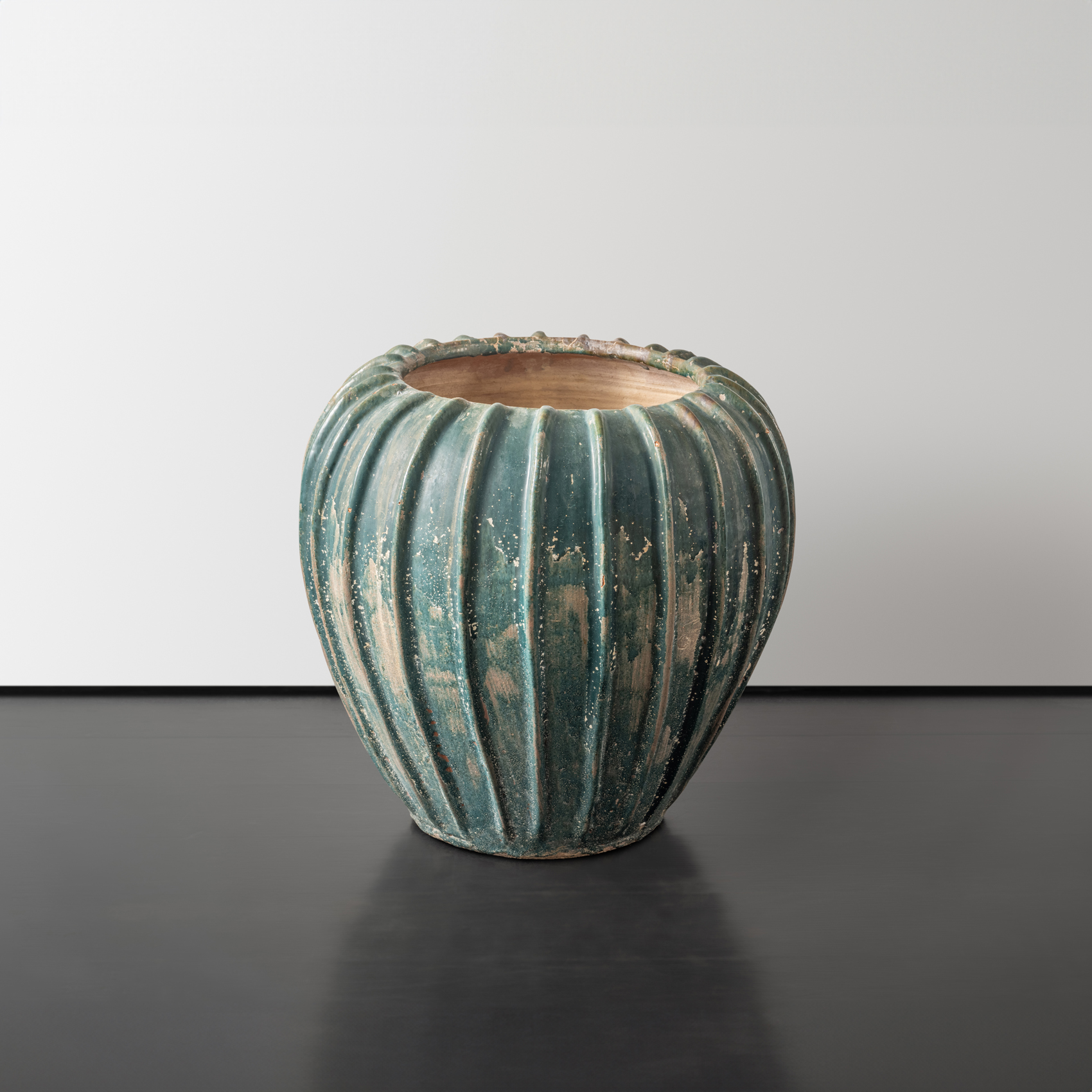 19th Century Green Glaze Borneo Pot | Colin King | The Future Perfect