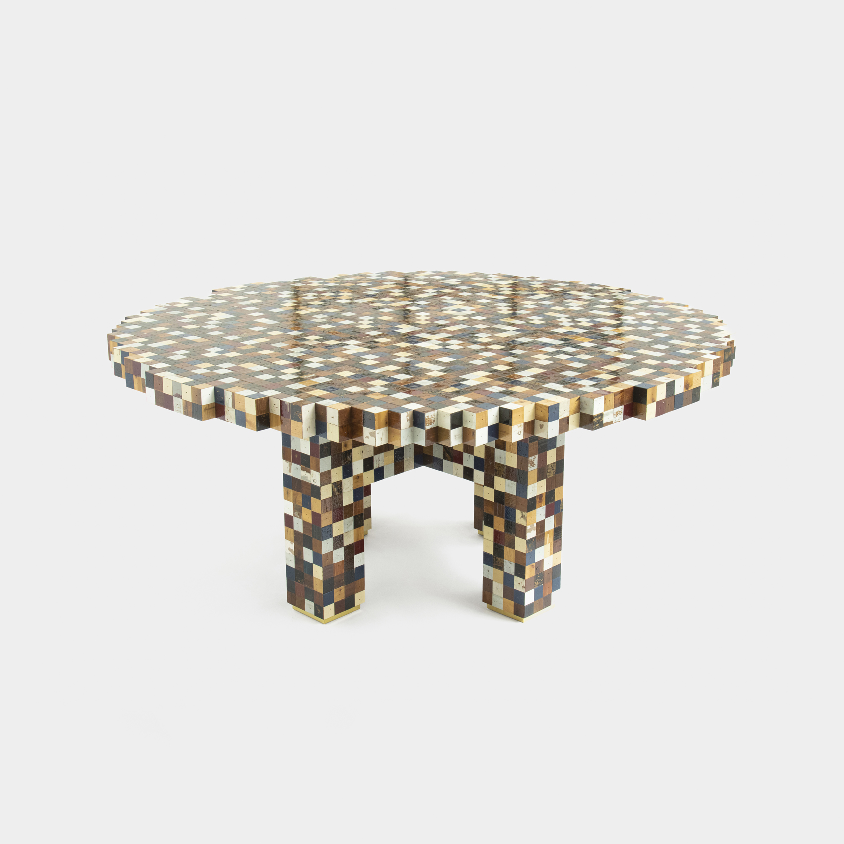 Waste Waste 40 x 40 Table Round | Piet Hein Eek | The Future Perfect