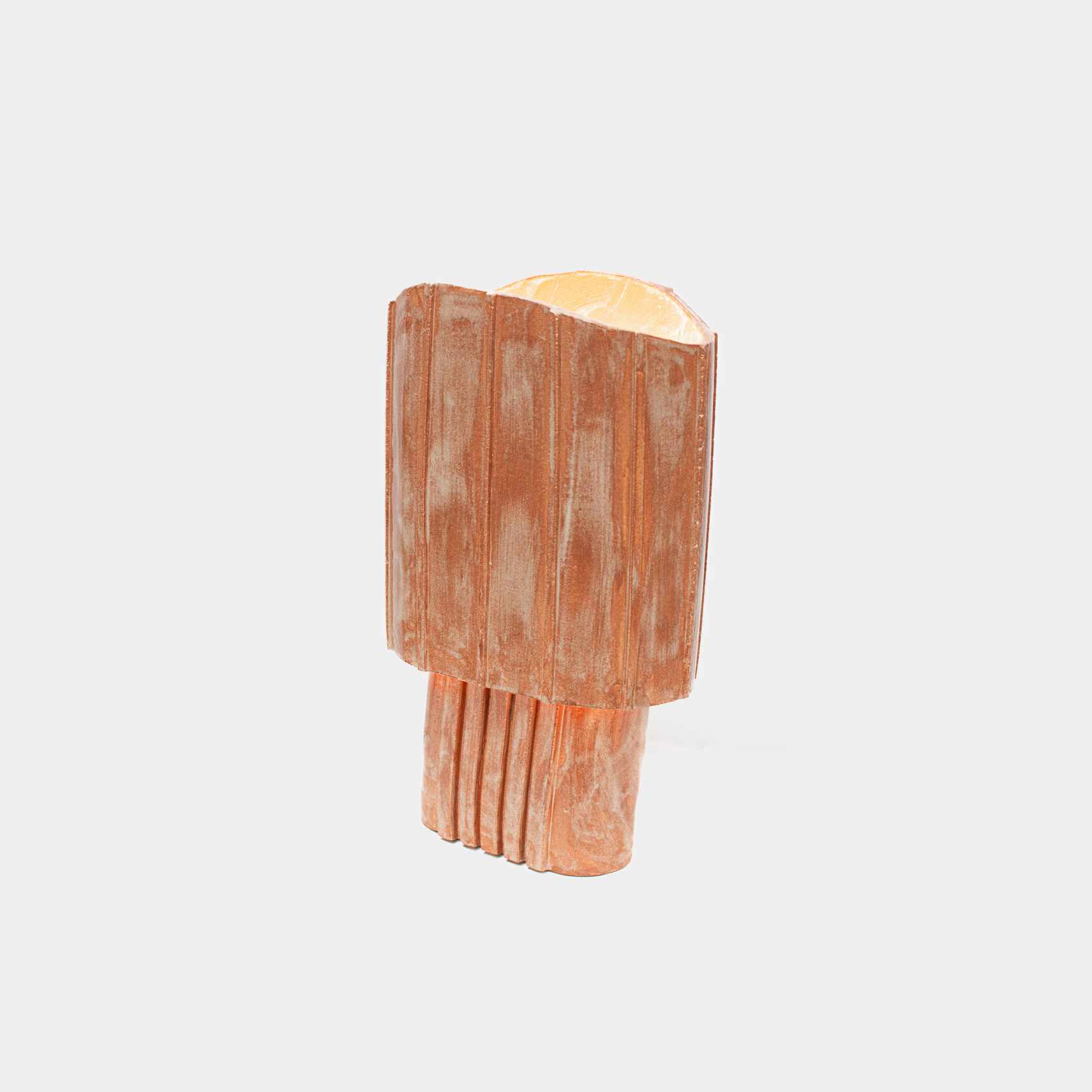 Rib Table Lamp – Speckled Peach | Floris Wubben | The Future Perfect