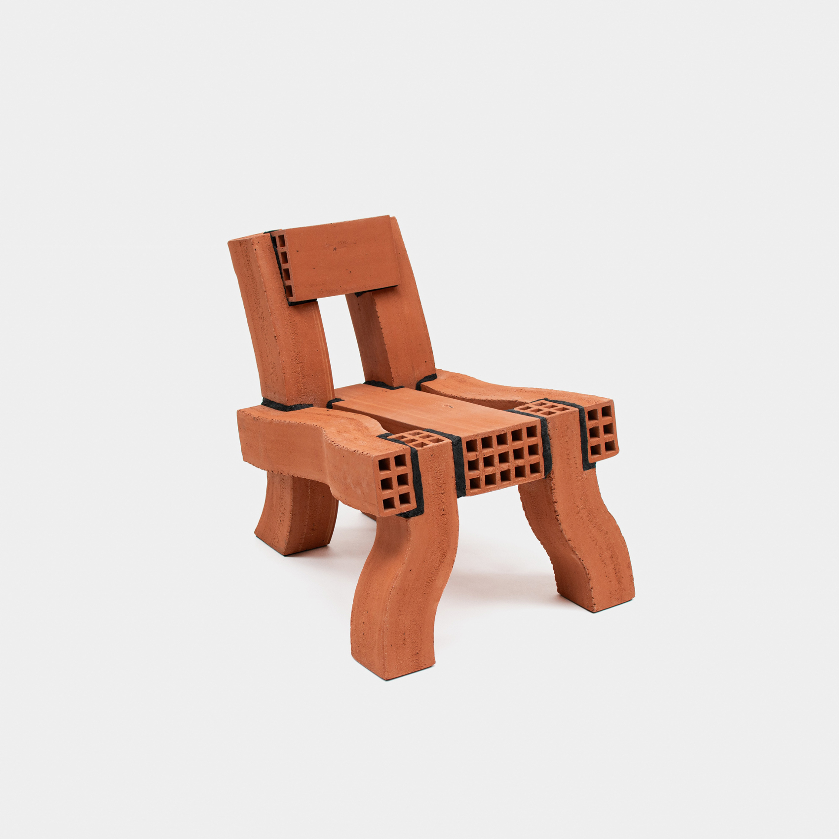 Brick Chair 2 – Orange | Floris Wubben | The Future Perfect