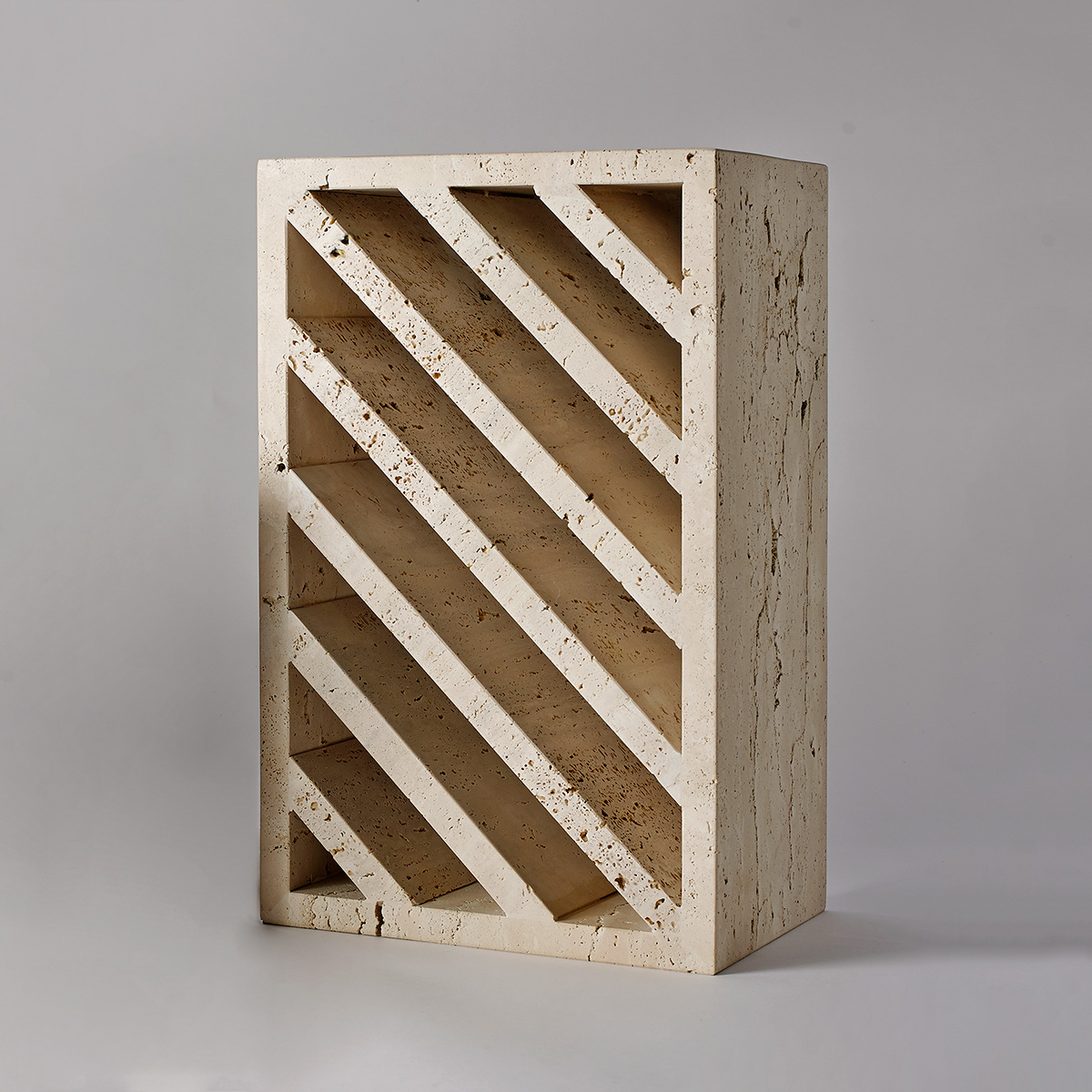Brick Side Table I – Travertine | Grégoire de Lafforest | The Future ...
