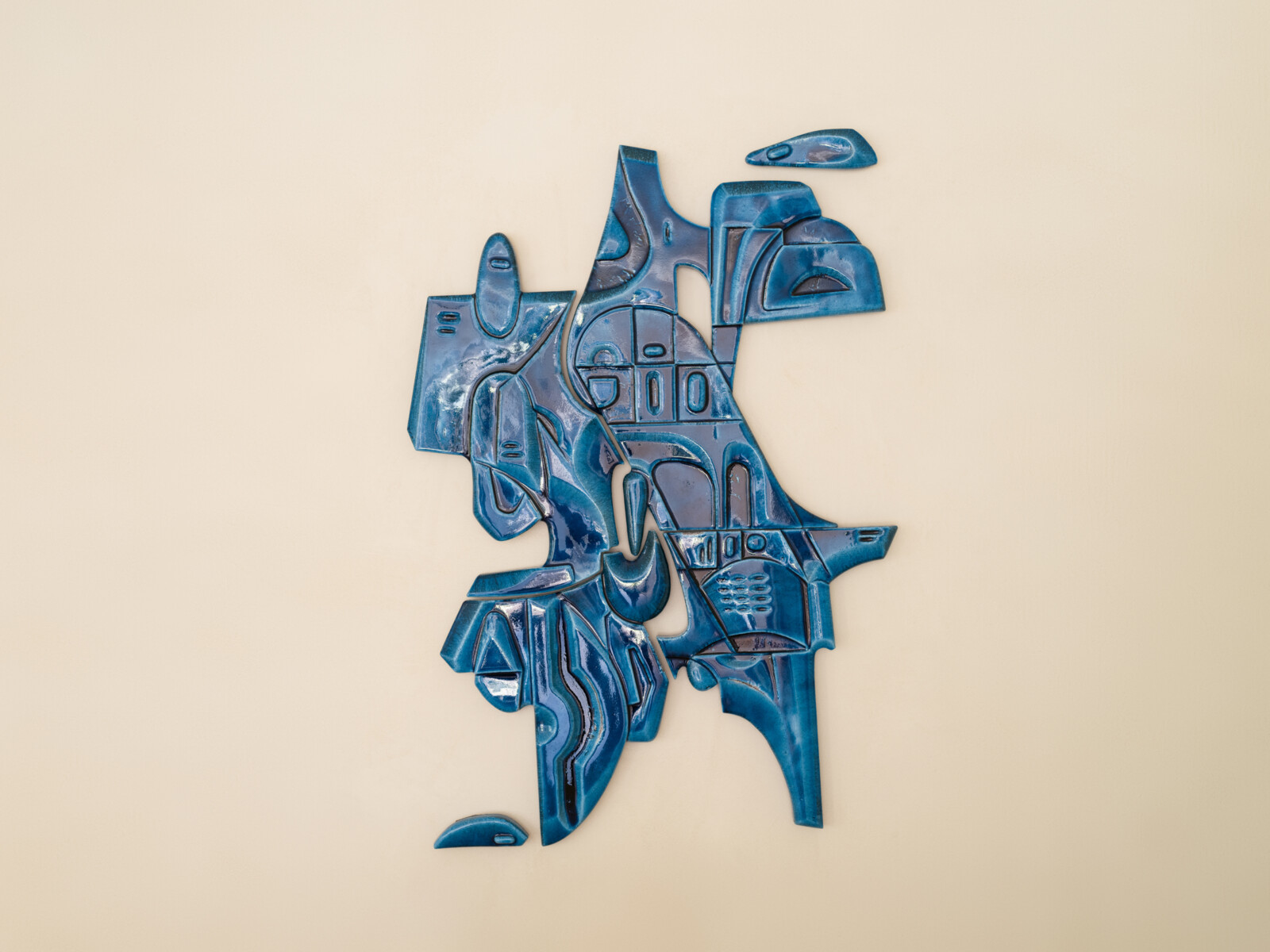 Petrol Blue Mural | Olivia Cognet | The Future Perfect