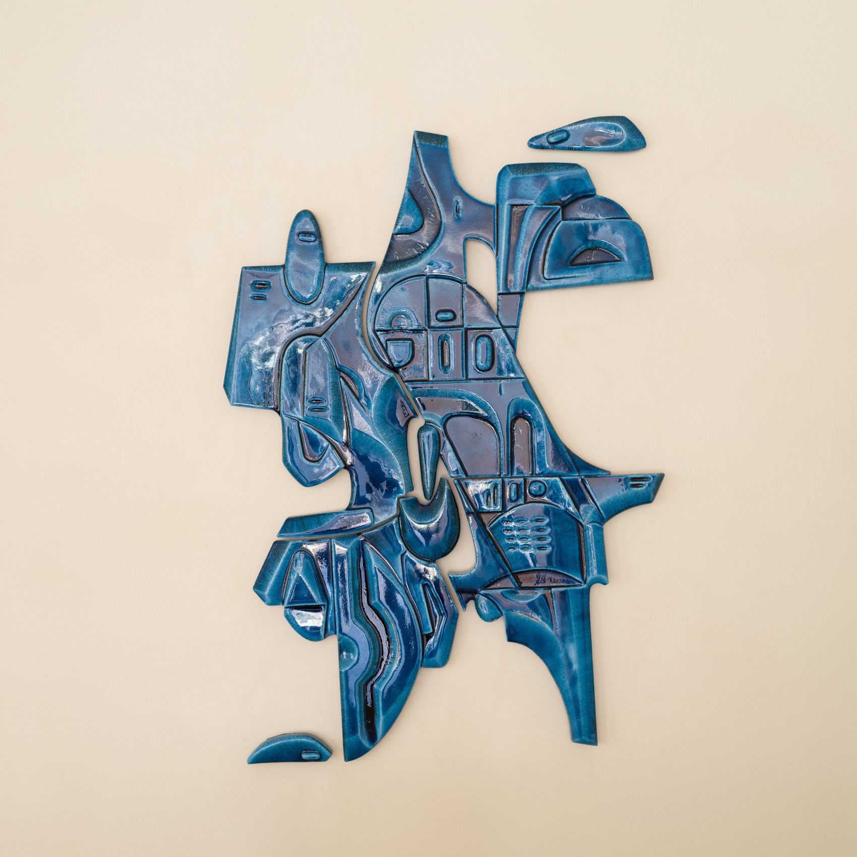Electric Blue Bas Relief | Olivia Cognet | The Future Perfect