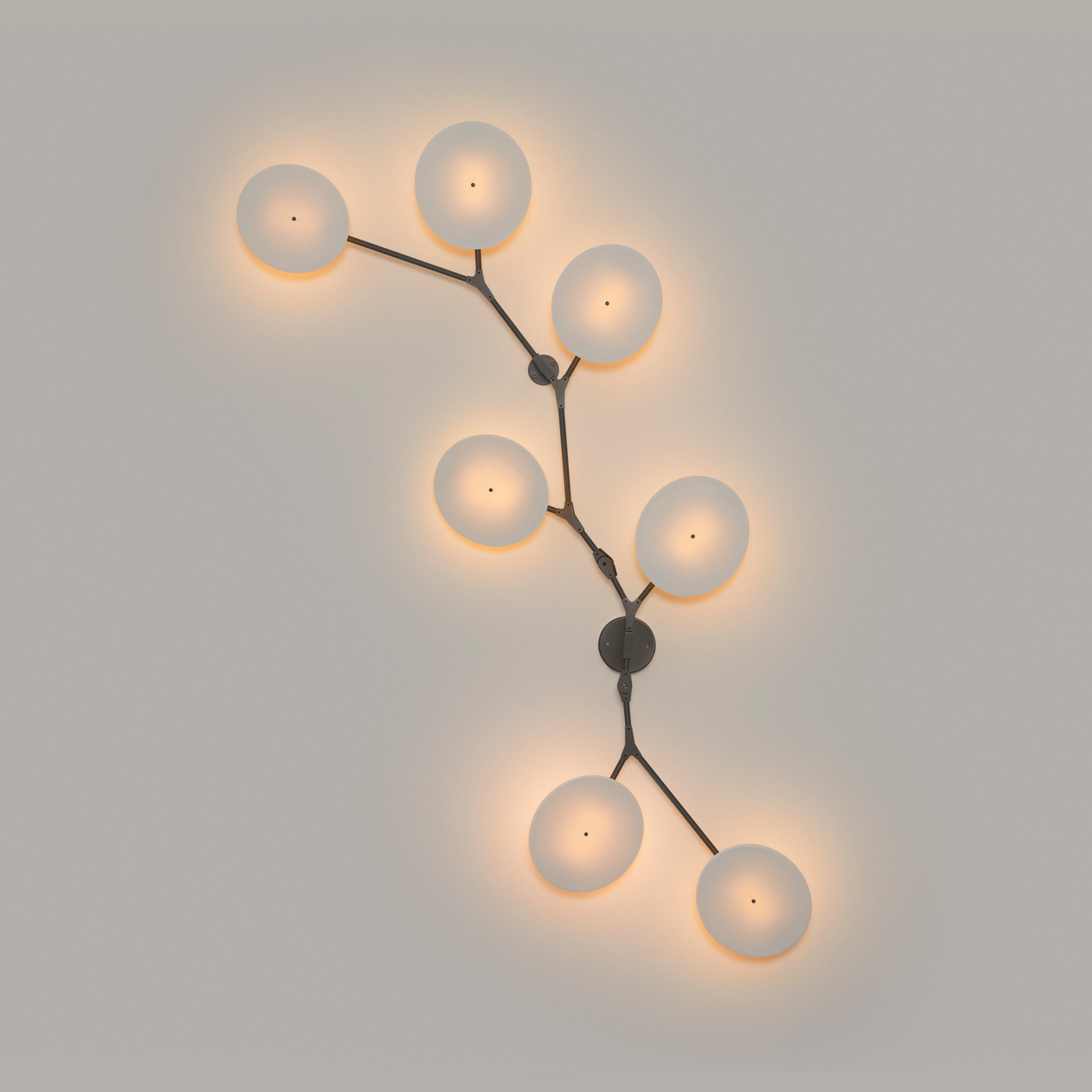 7-Bulb Branching Disc Flush Mount SC.07.01 | Lindsey Adelman | The ...