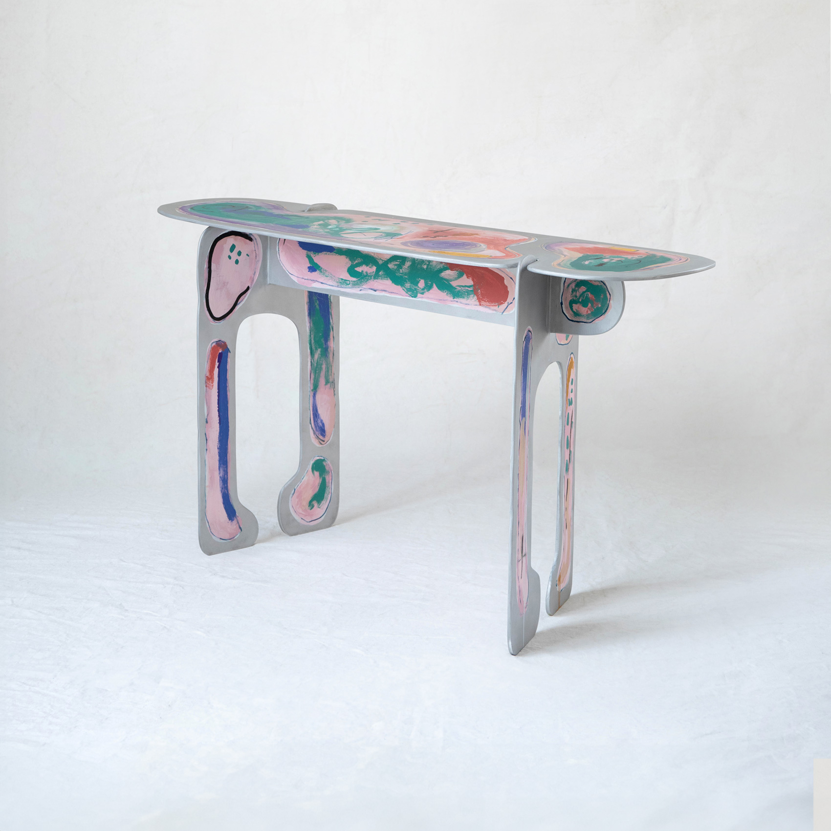 Palette Console Table – Hand Painted Aluminium | The Future Perfect