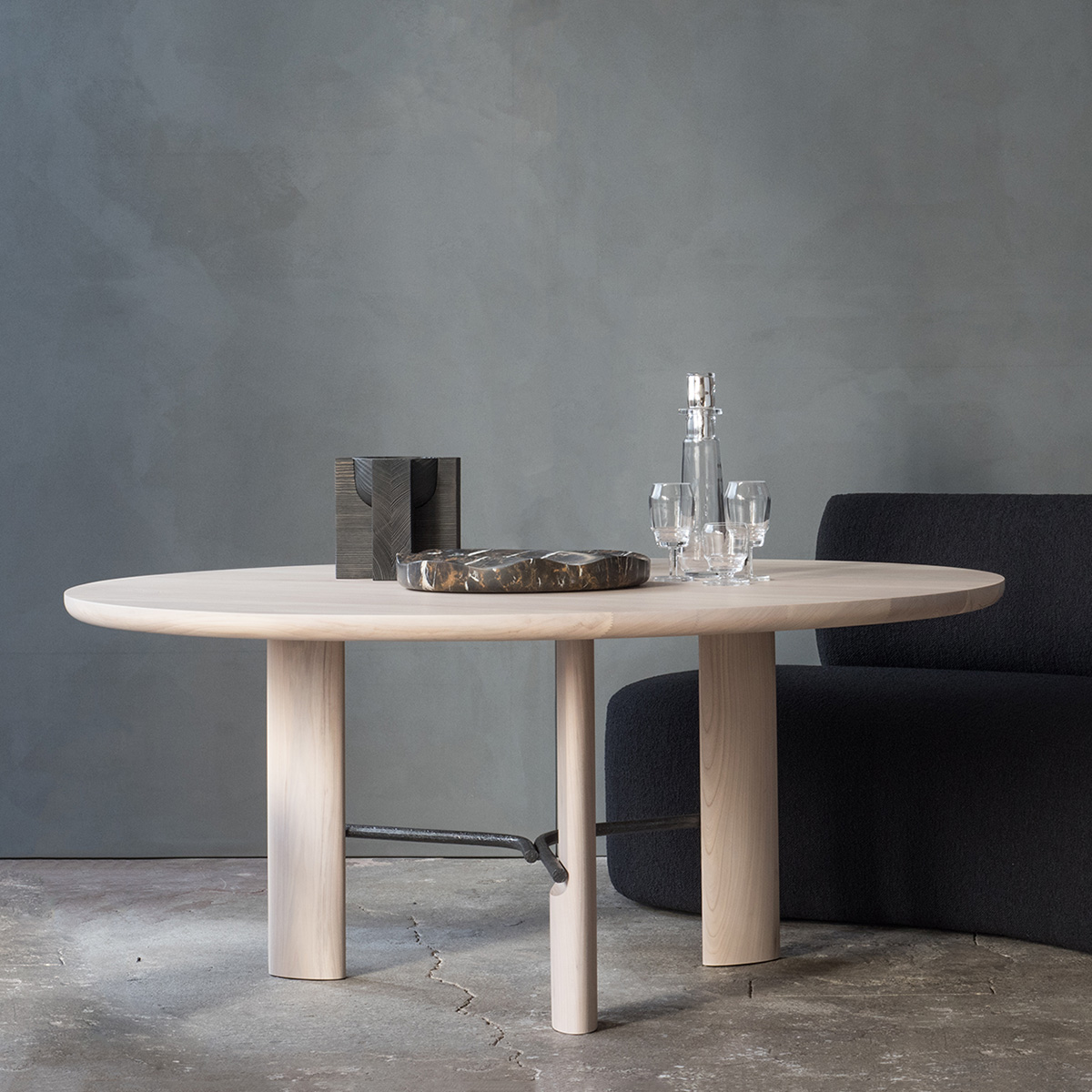Hub Lounge Table – Small + Oak | Christophe Delcourt | The Future Perfect