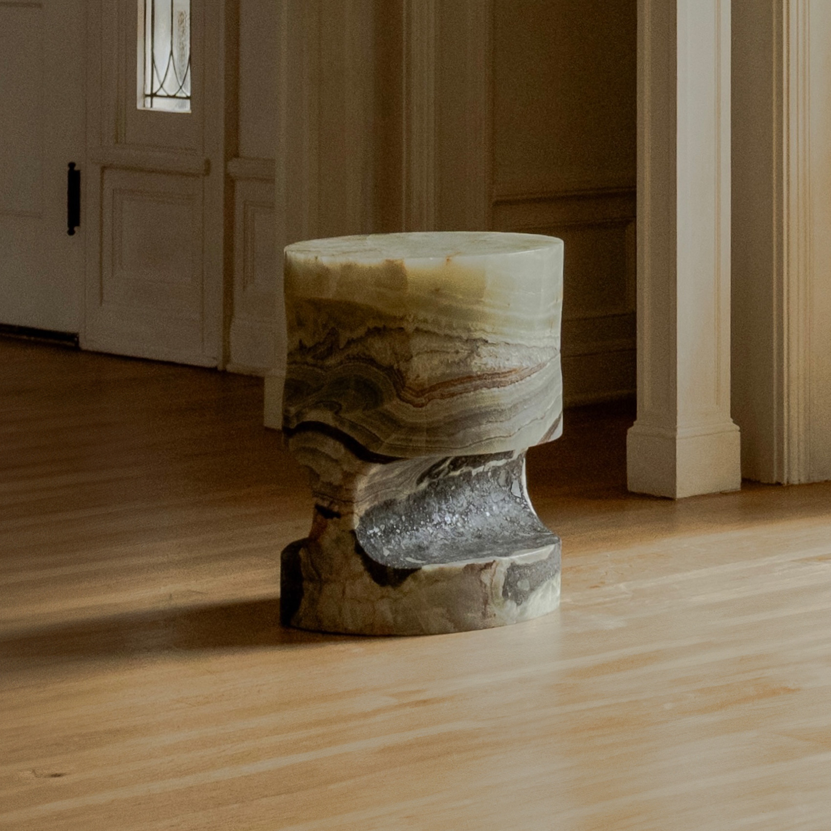 SMILE Tall Side Table – Green Onyx | The Future Perfect