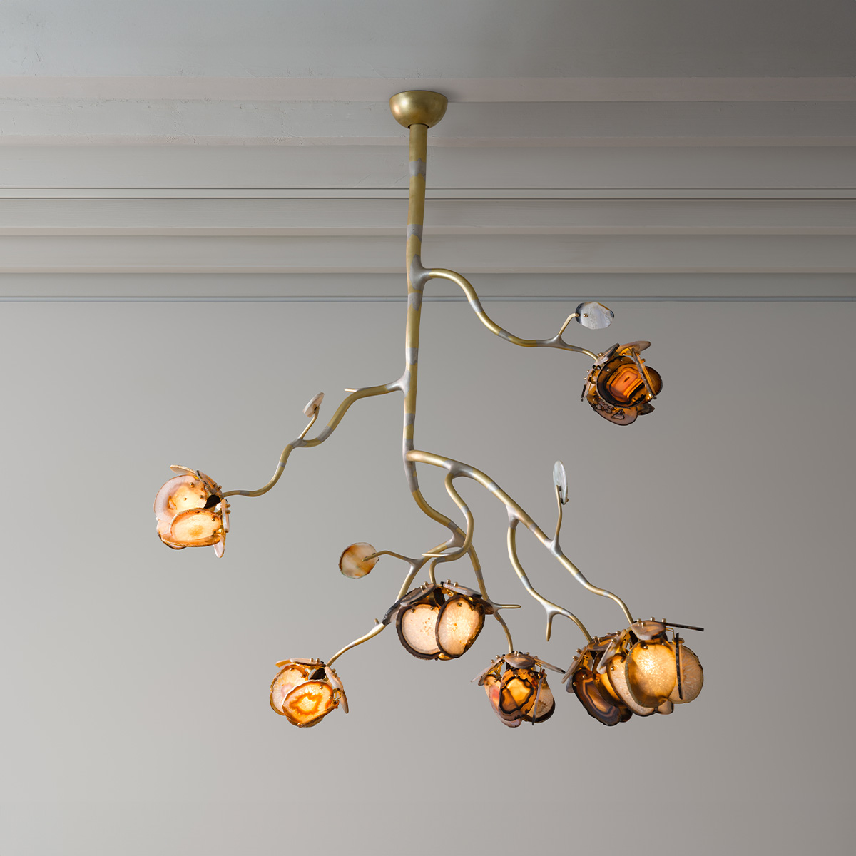 Stone Rose Conical Chandelier | Chen Chen & Kai Williams | The Future Perfect